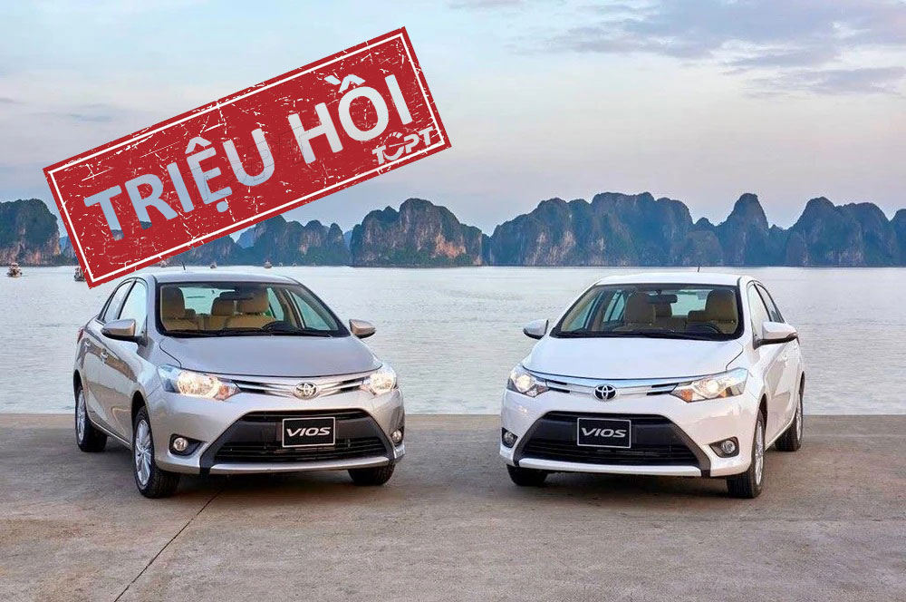 Hơn 2.700 chiếc Toyota Vios và Altis bị triệu hồi lại lần thứ 2