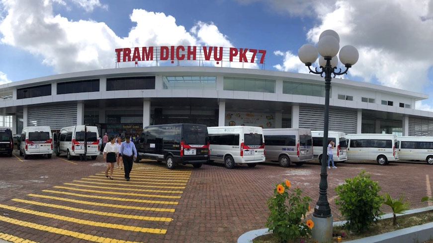 Trạm dừng nghỉ CT04 PK77, chiều Hải Phòng đi Hà Nội